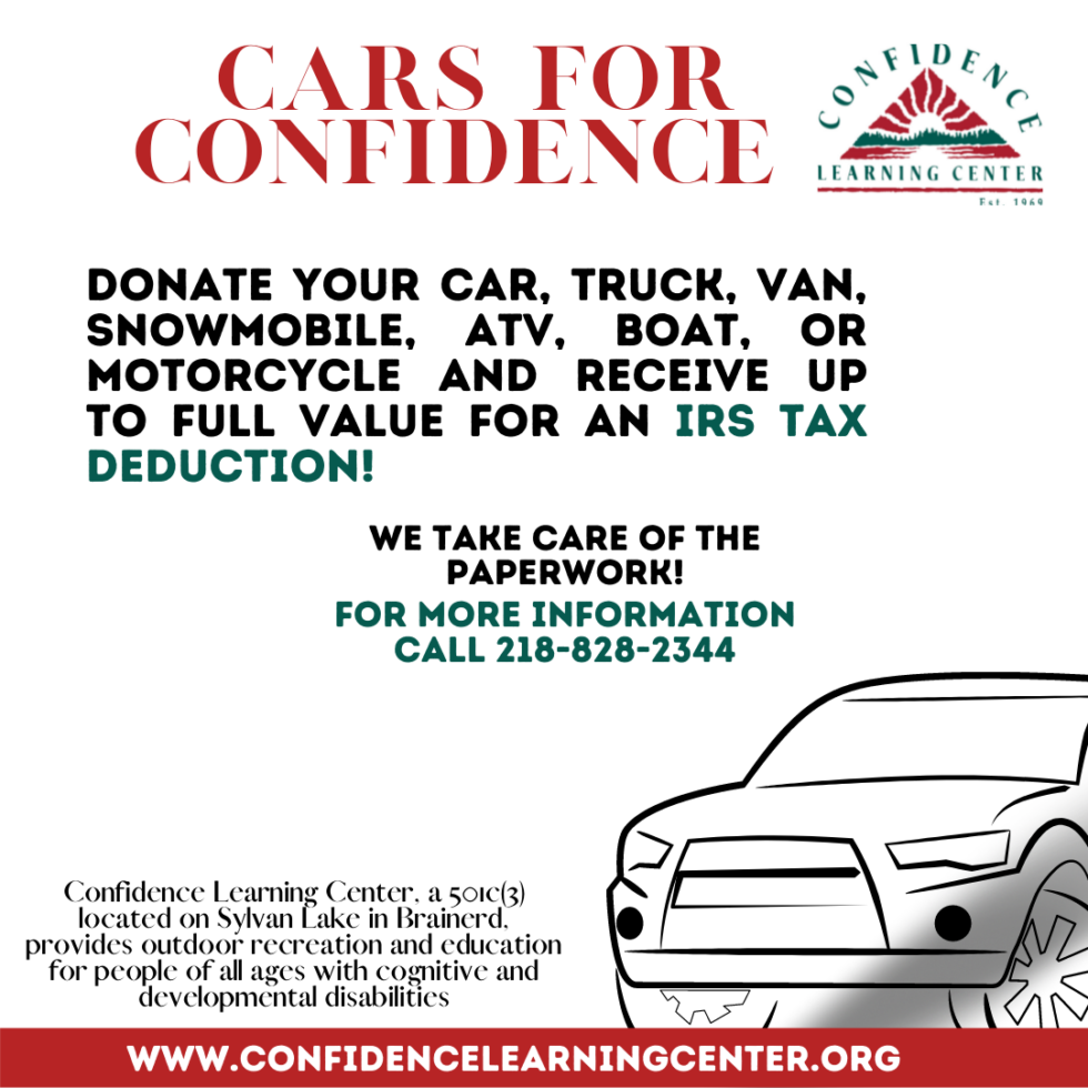 Give | Confidence Learning Center | Brainerd Lakes Area, Minnesota